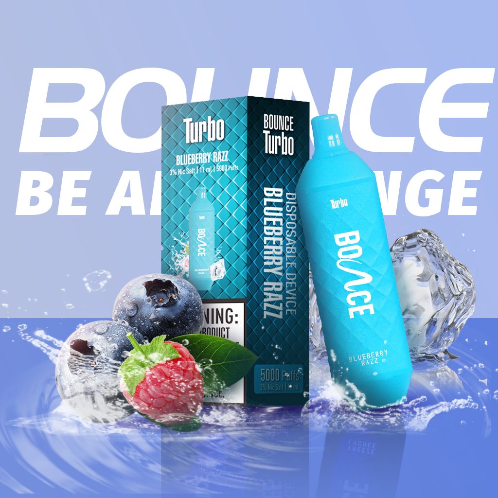 Blueberry Razz | Bounce Turbo Bar - Your Source for Bounce Vapes in the USA